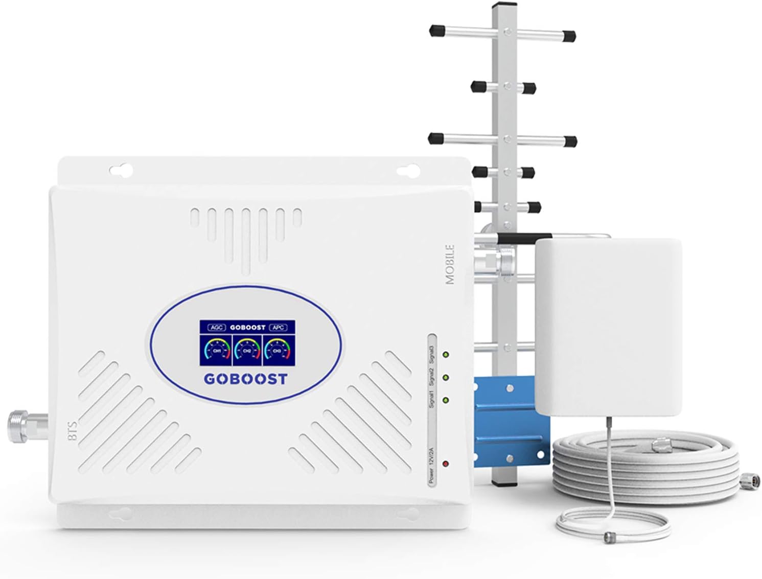 Amazon.com: Goboost Cell Phone Signal Booster for Home and Office GSM ...