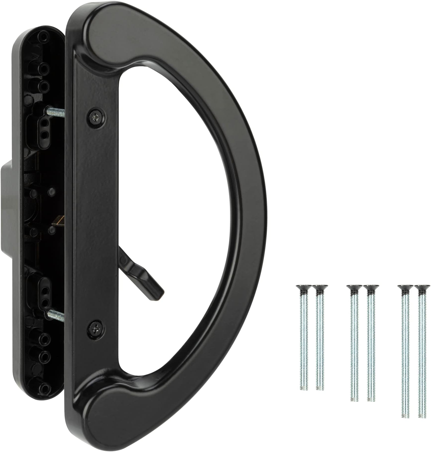 SANKINS Sliding Patio Door Handle Pull Set, Black Diecast Non-Keyed ...