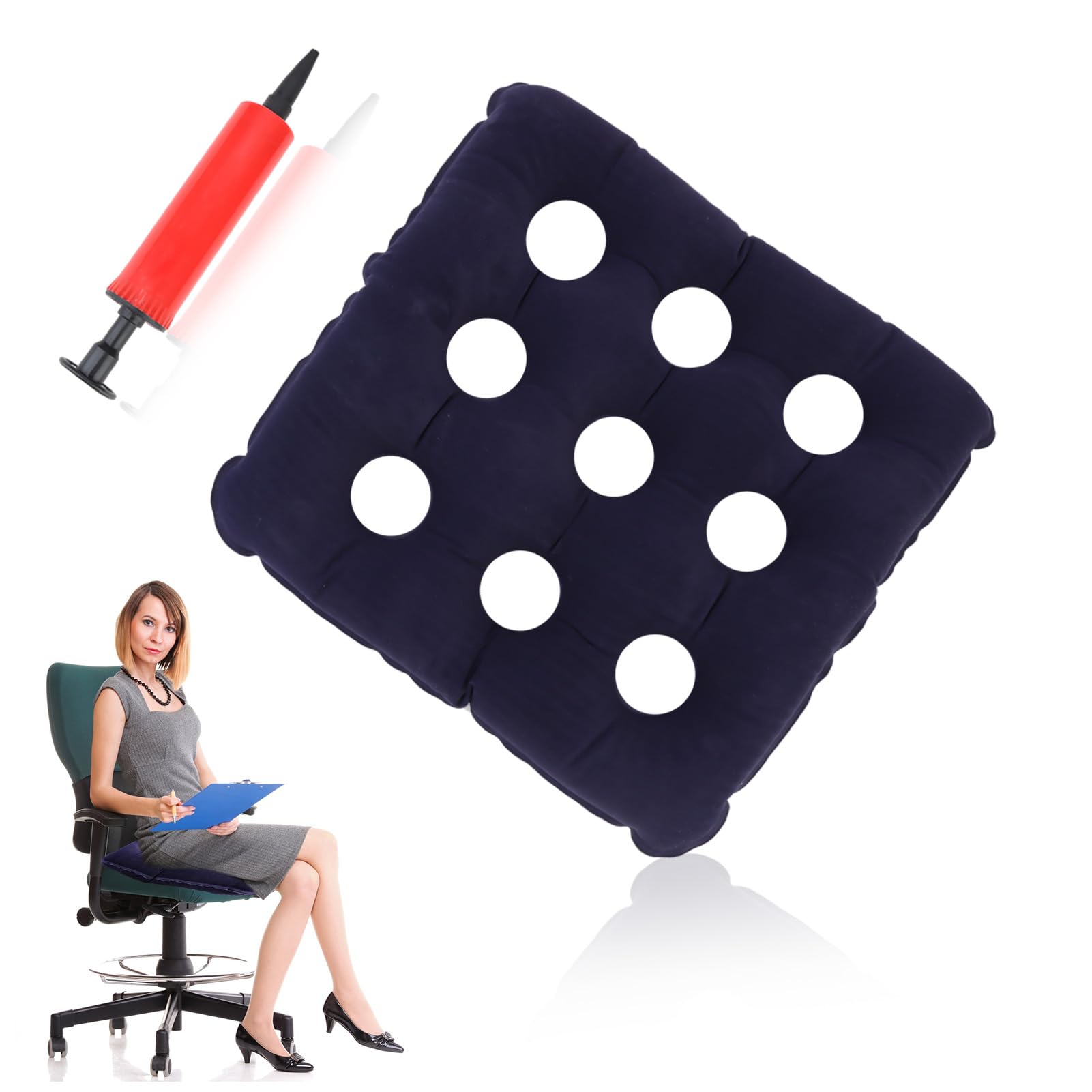 SMCEHEYA Pressure Relief Cushion Air Inflatable Seat Cushion Pressure ...