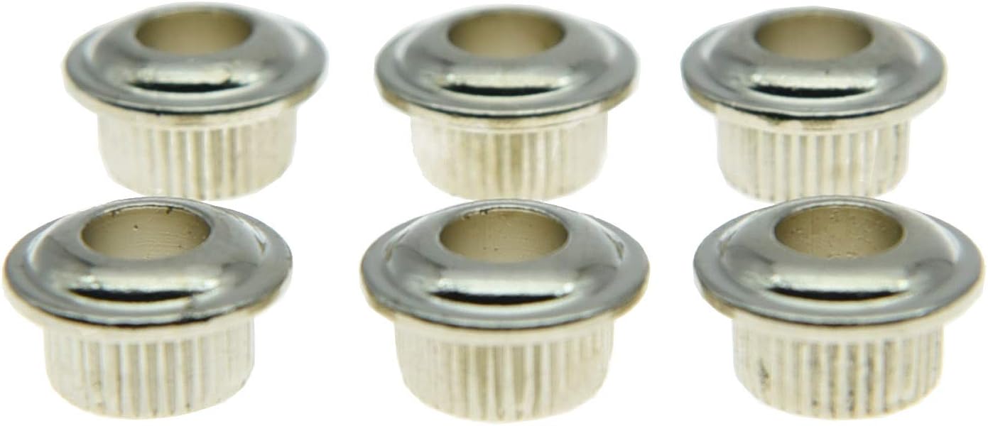 Amazon.com: 6Pcs Metal Guitar Tuner Conversion Bushings Adapter ...