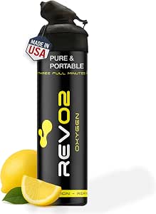 Amazon.com: REV/O2 Oxygen Can | 98% Pure Portable Oxygen for Recovery ...