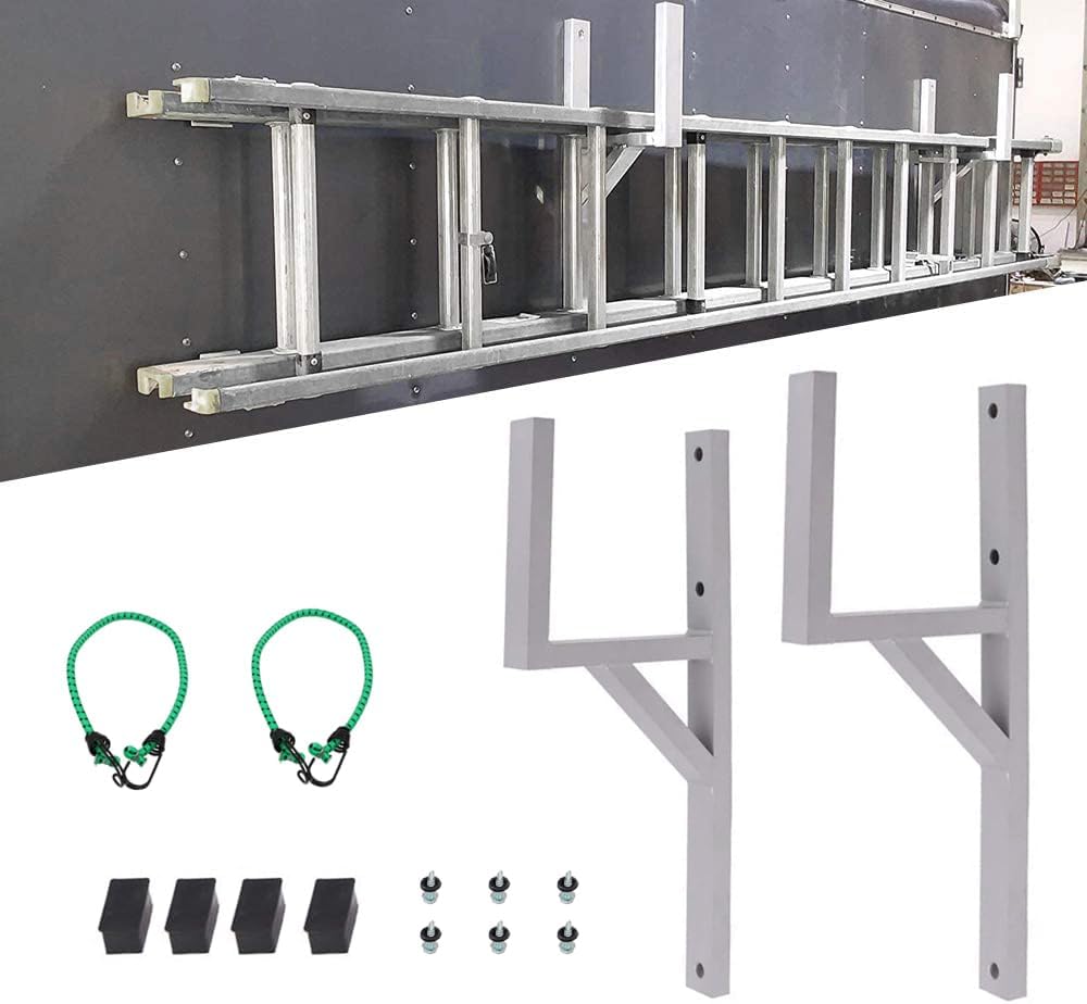Amazon.com: DIYIIRON Side Mount Ladder Racks Heavy Duty Trailer Ladder ...