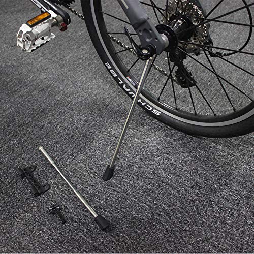 Snapklik.com : Corki Cycles Bike Kickstand - Stainless Steel Rear Wheel ...