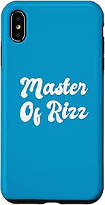 Amazon.com: iPhone XS Max Master Of Rizz Funny Meme Charm Pick Up Line ...