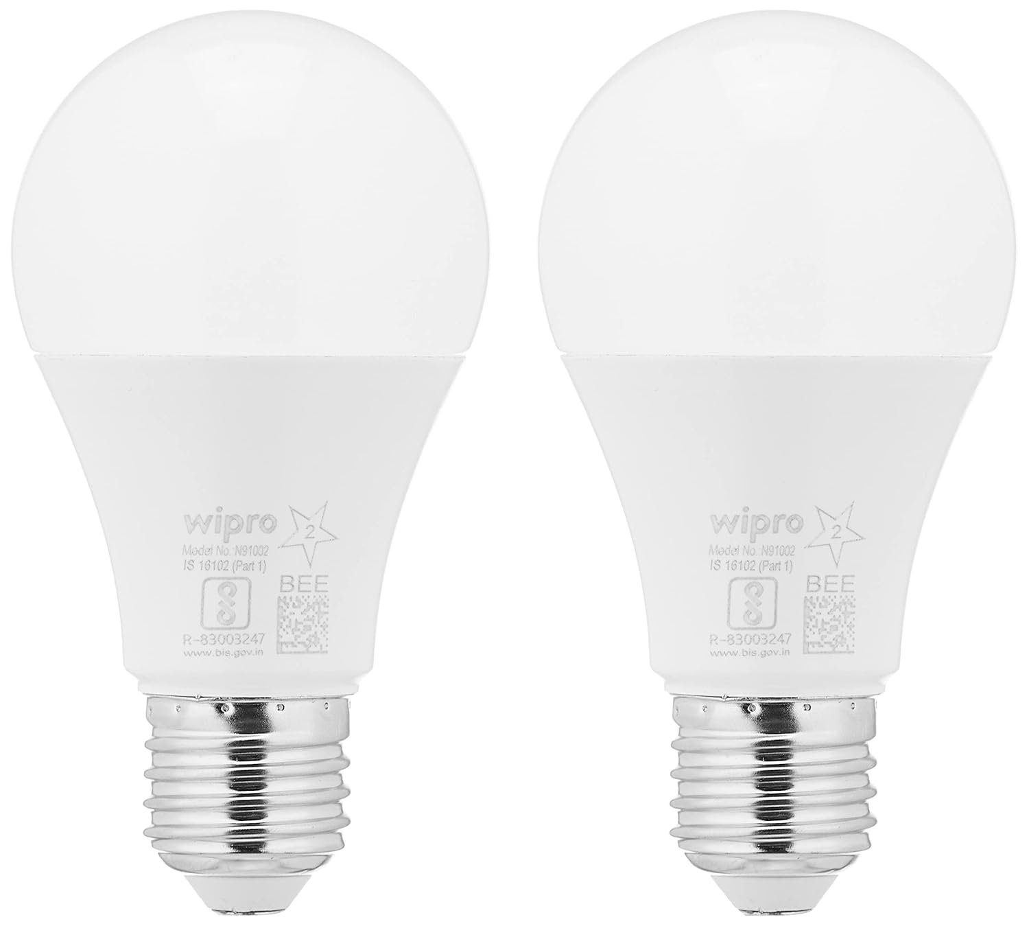 Buy wipro Garnet 9W LED Bulb for Home & Office |Warm White (2700K ...