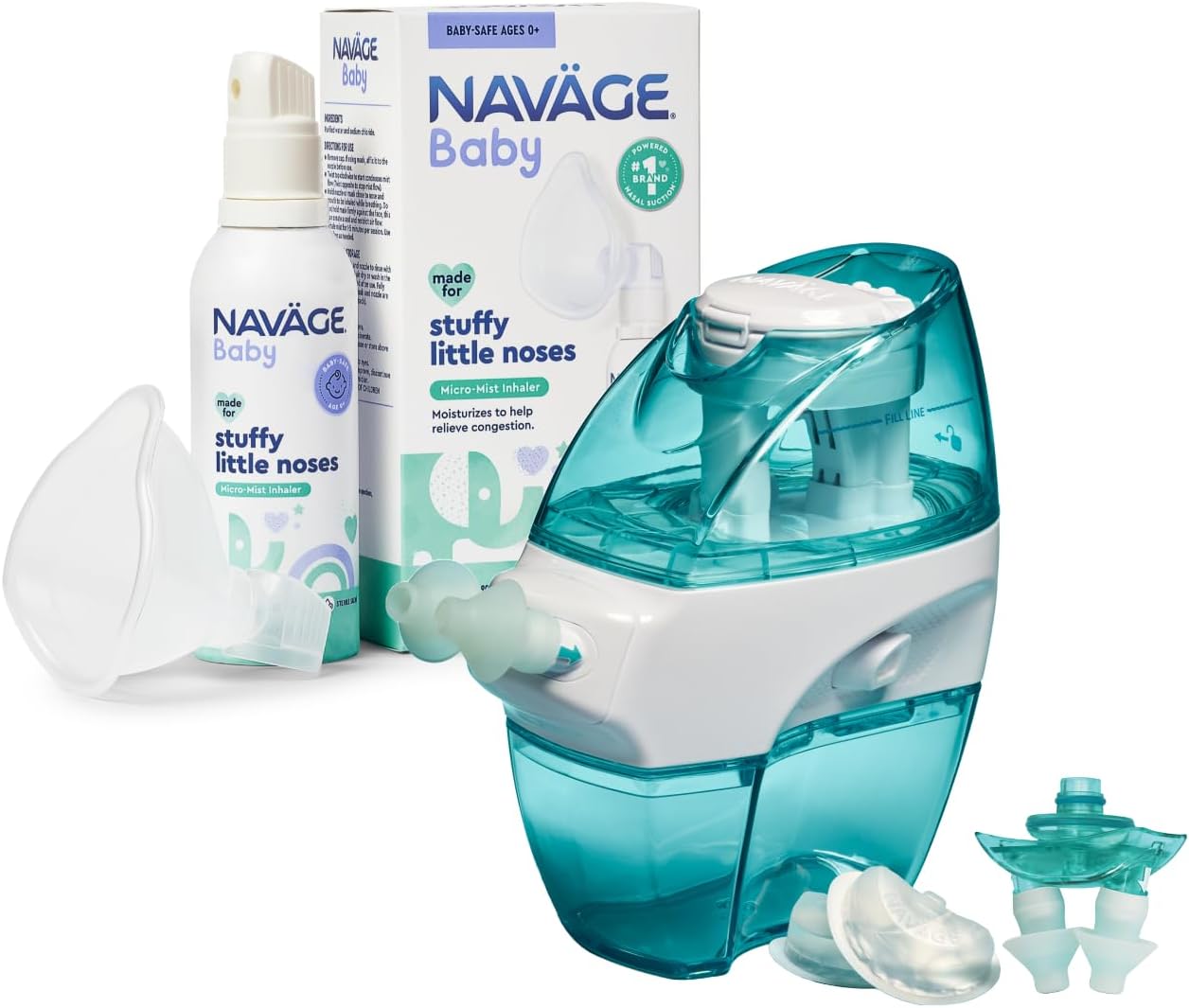 Amazon.com : Navage Multi-User Family Kit with 30 SaltPods and Baby ...