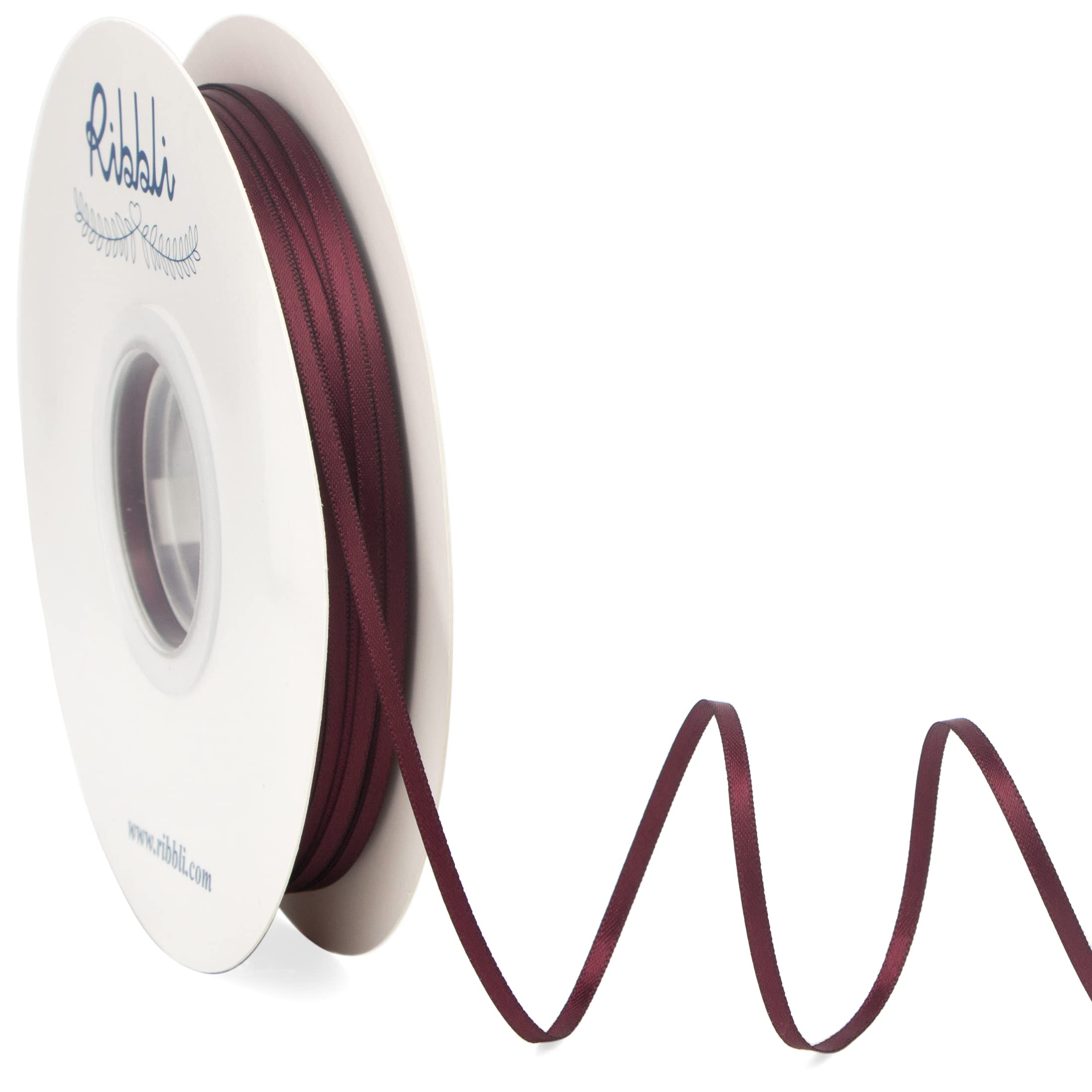 Snapklik.com : Satin Ribbon 1/8 Inch X Continuous 100 Yards, Thin ...