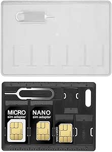 Amazon | SIMカード＆microSDカードホルダー 2個組 [リリースピン付] マイクロ/ナノSIM、microSDメモリーカード収納ケース | SIM関連アクセサリ 通販