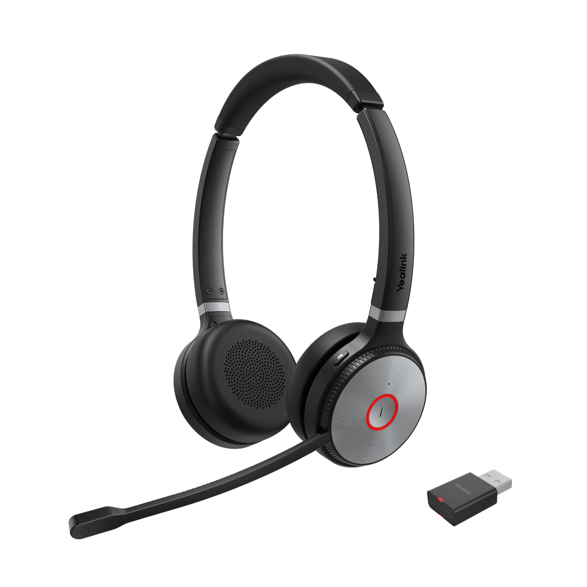 Amazon.com: Yealink WH62 Duo Portable Wireless Bluetooth Headset with ...