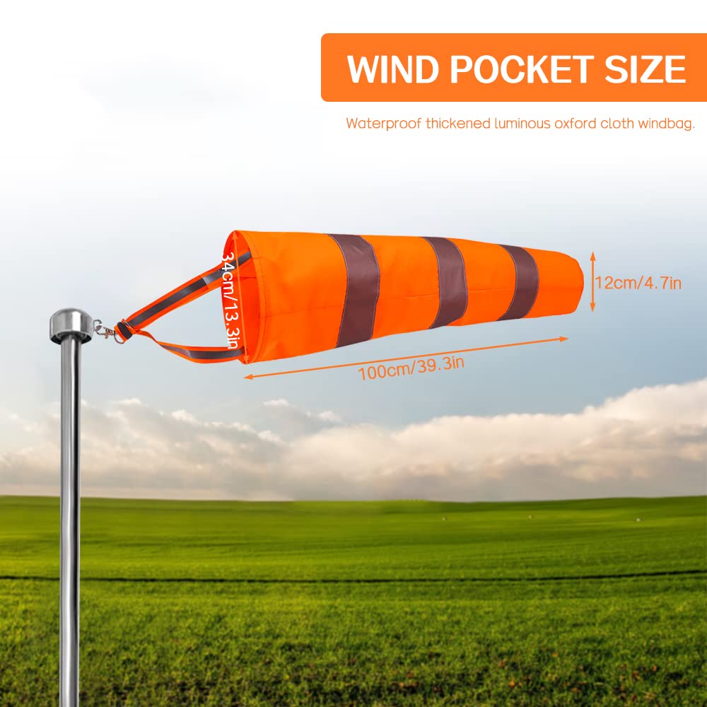 Wind Socks Outdoor Heavy Duty Canada 0.8m Fluorescent Windsock With ...