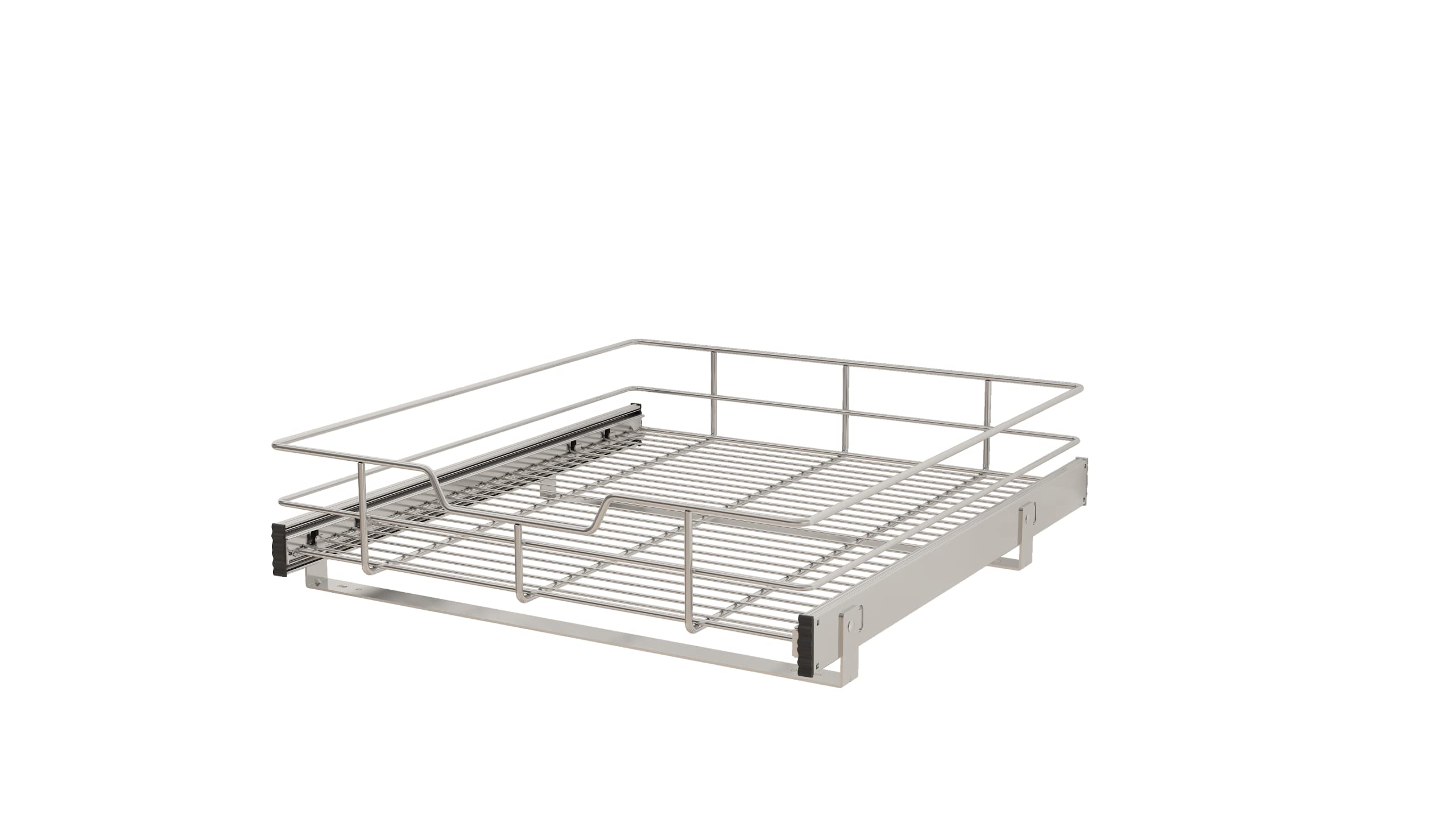 Pull Out Cabinet Organizer - Slide Out Under Cabinet Basket for Kitchen ...