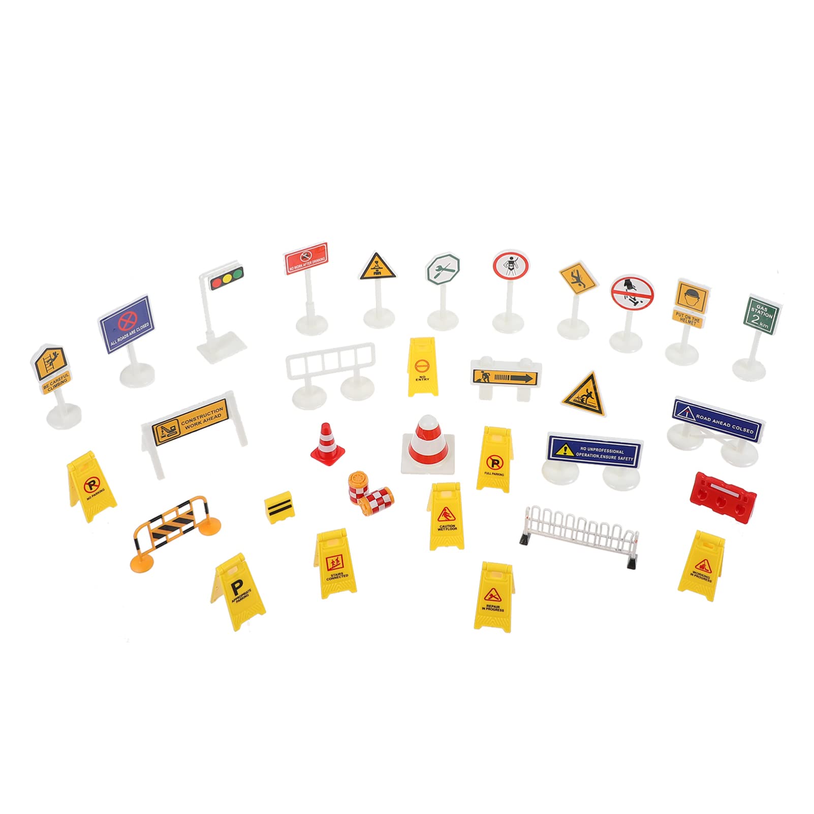 Buy Toyvian Play Traffic Signs Street Road Signs Playset Kids ...