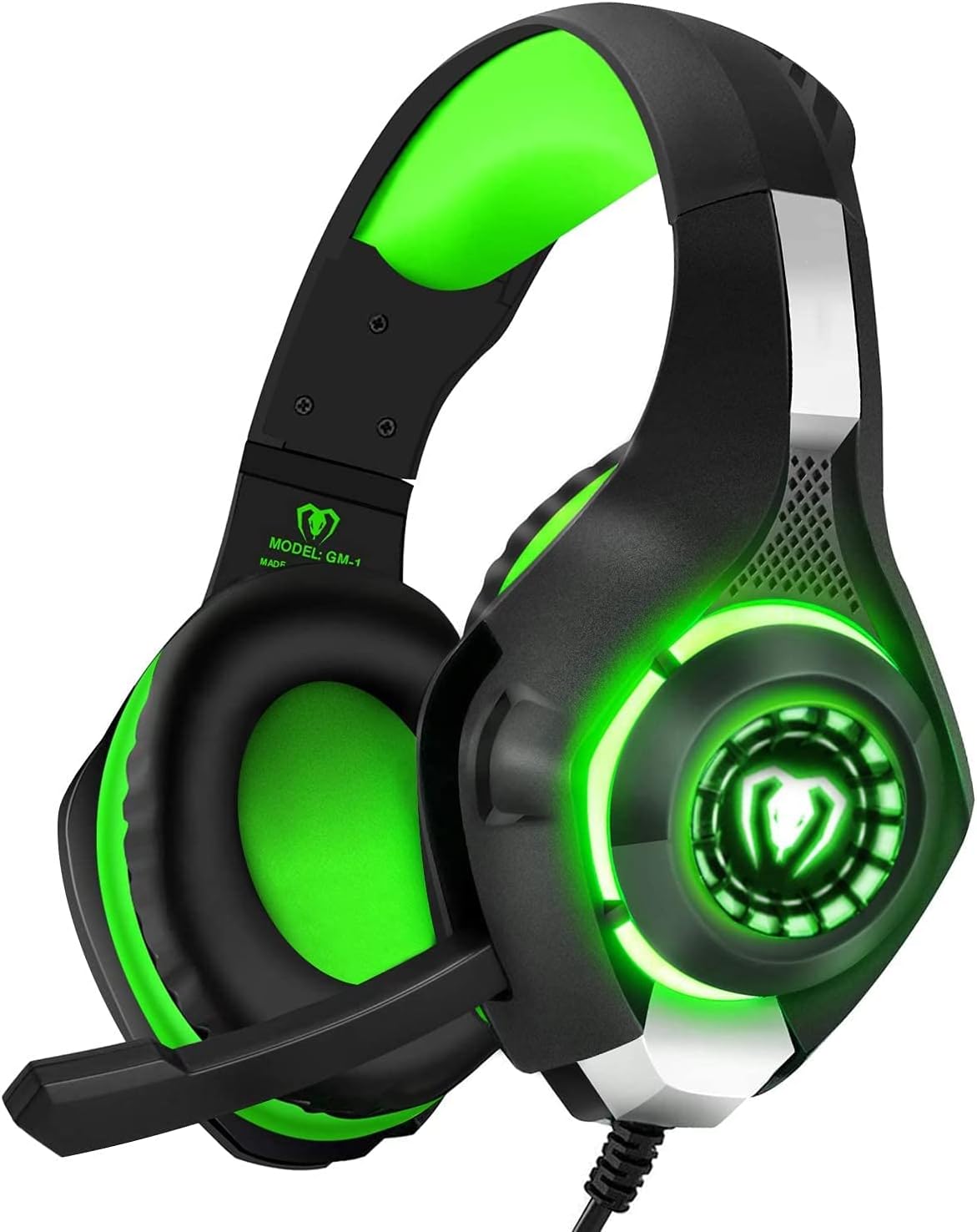 Amazon.com: LVLUP Lu732 Deluxe Light-up Gaming Headphones, Black ...