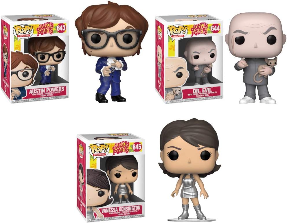 Amazon.com: Funko Movies: Pop! Austin Powers Collectors Set - Dr. Evil ...