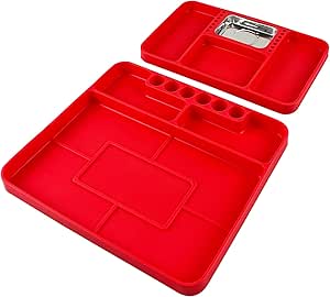 Amazon.com: C&T 2 Piece Silicone Tool Tray with Magnetic Small Parts ...