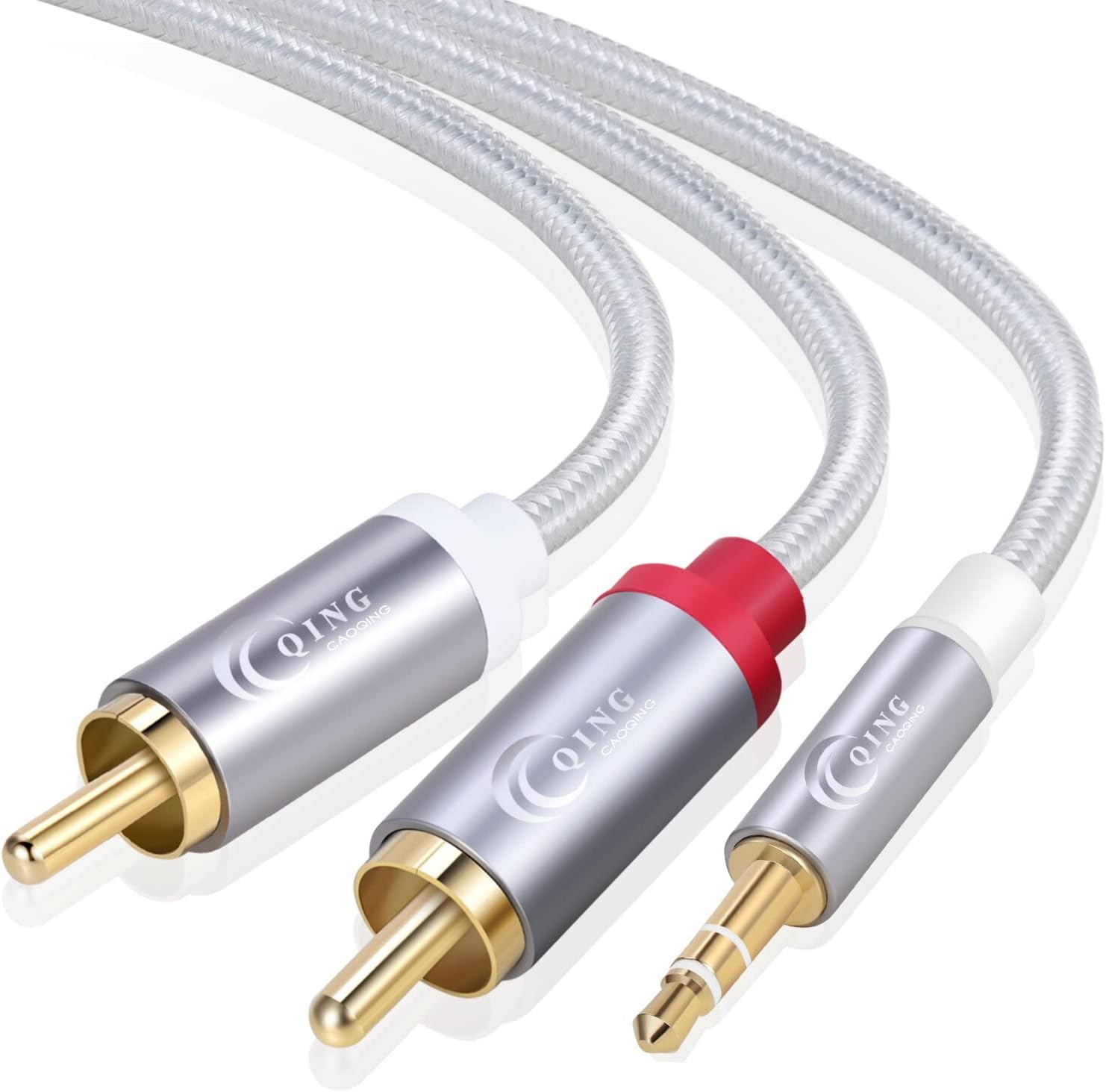 Cinch Kabel, 3.5mm zu 2 Cinch Y Kabel Cinch auf Klinke Stereo Audio Aux ...