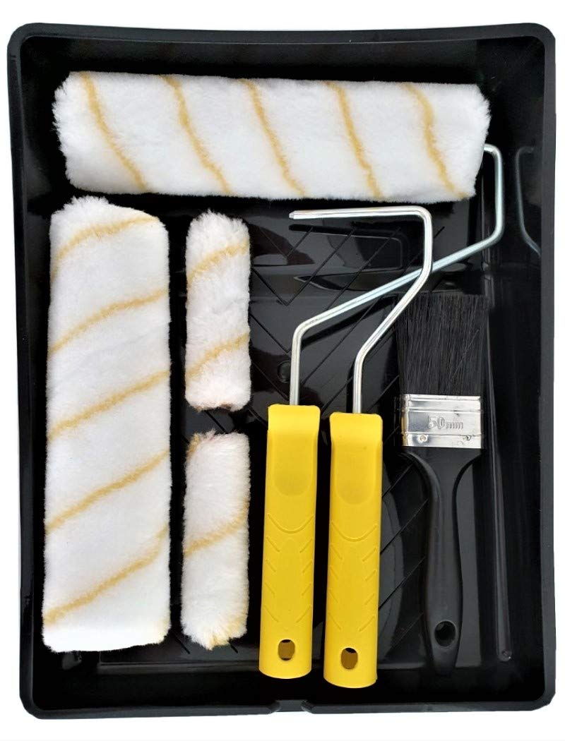 Paint Roller Complete Quality Kit. with Tray, All Purpose Set 1x 11 ...