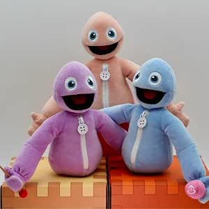 Amazon.com: Yeeps Plush, Yeeps Hide and Seek Plush (Blue+Peach+Purple ...