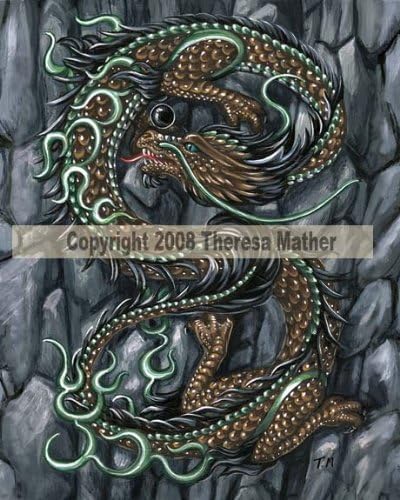 Amazon.com: Eastern Land Dragon ~ Theresa Mather ~ Ceramic Sensations ...