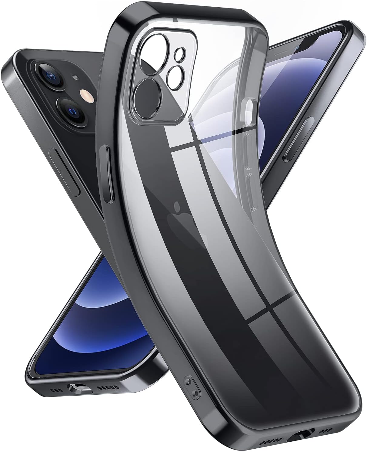 Amazon.com: Supdeal Crystal Clear Case for iPhone 12, [Not Yellowing ...
