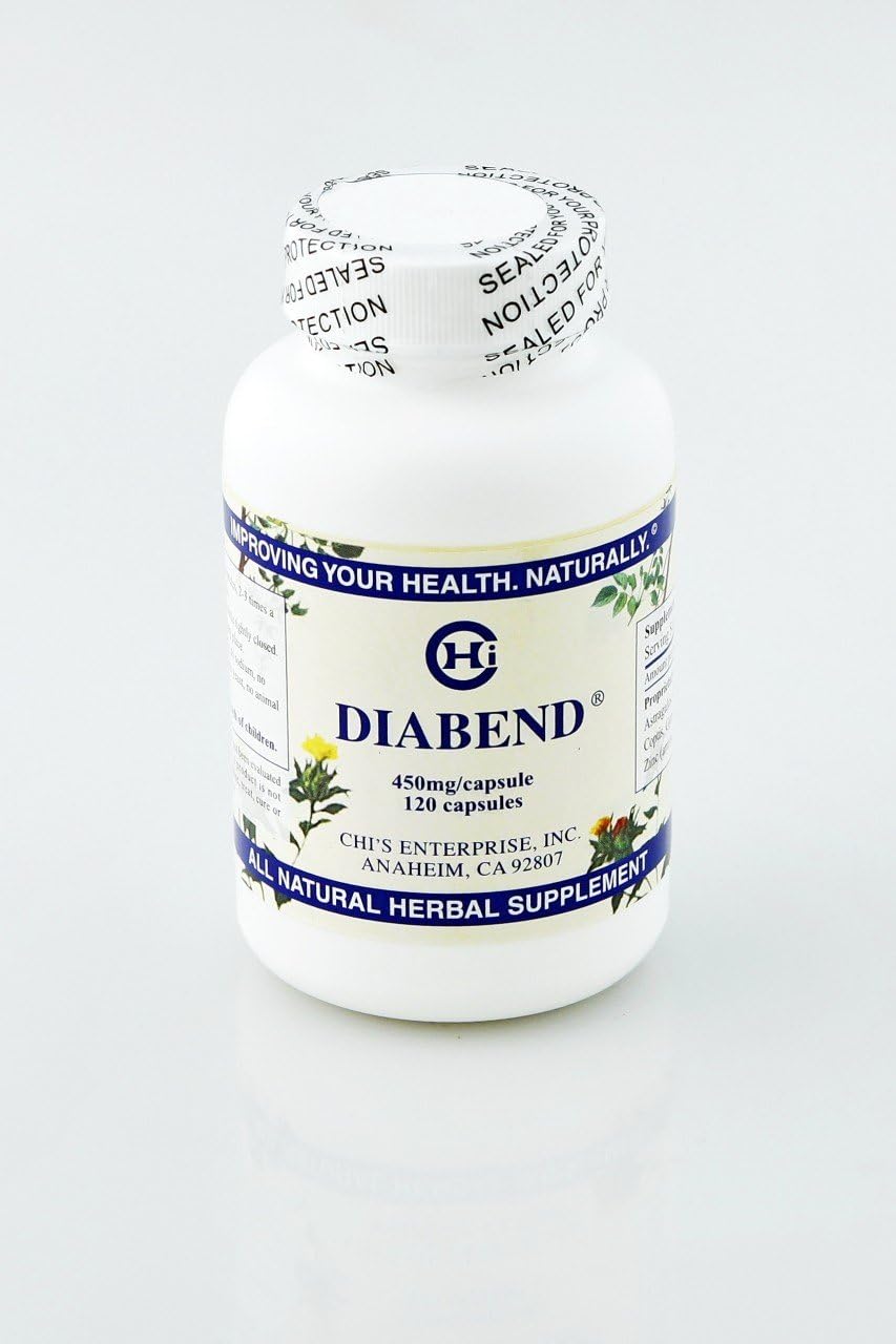 Amazon.com: Chi's Enterprise, Diabend - 120 Capsules : Health & Household