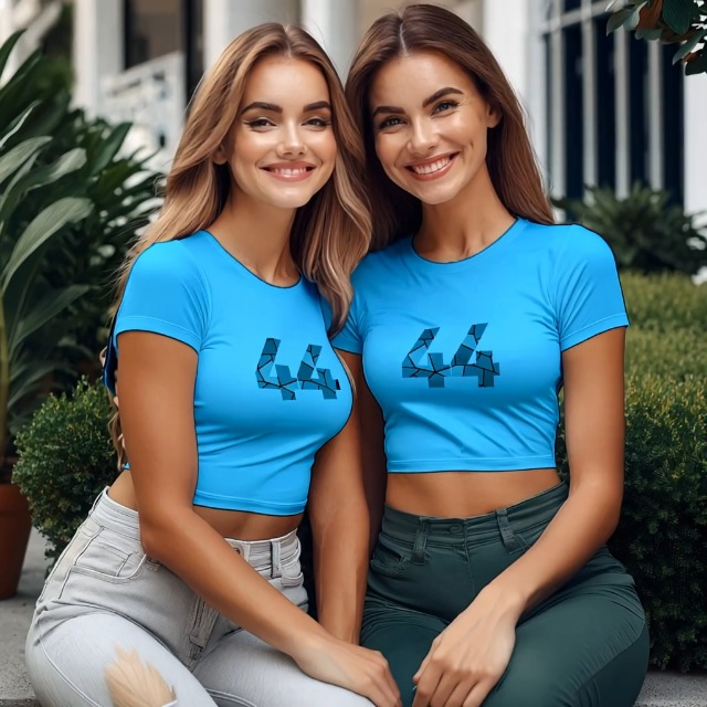 Watch Numbers Women Crop Tops ﹙Sky Blue﹚ on Amazon Live