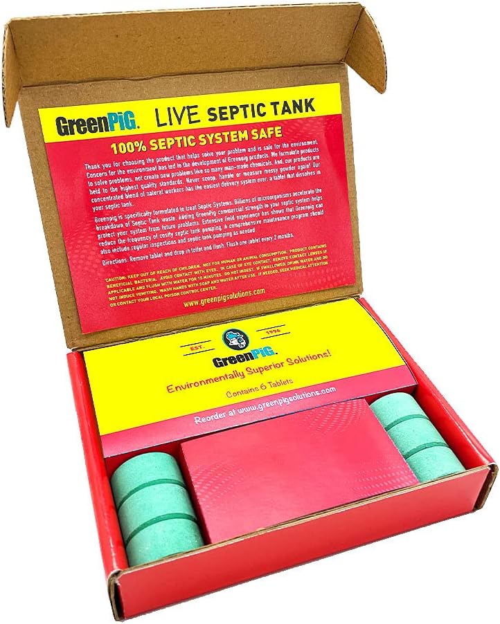 Amazon.com: GREEN PIG 52C Live Tank Treatment Aids in The Breakdown of ...