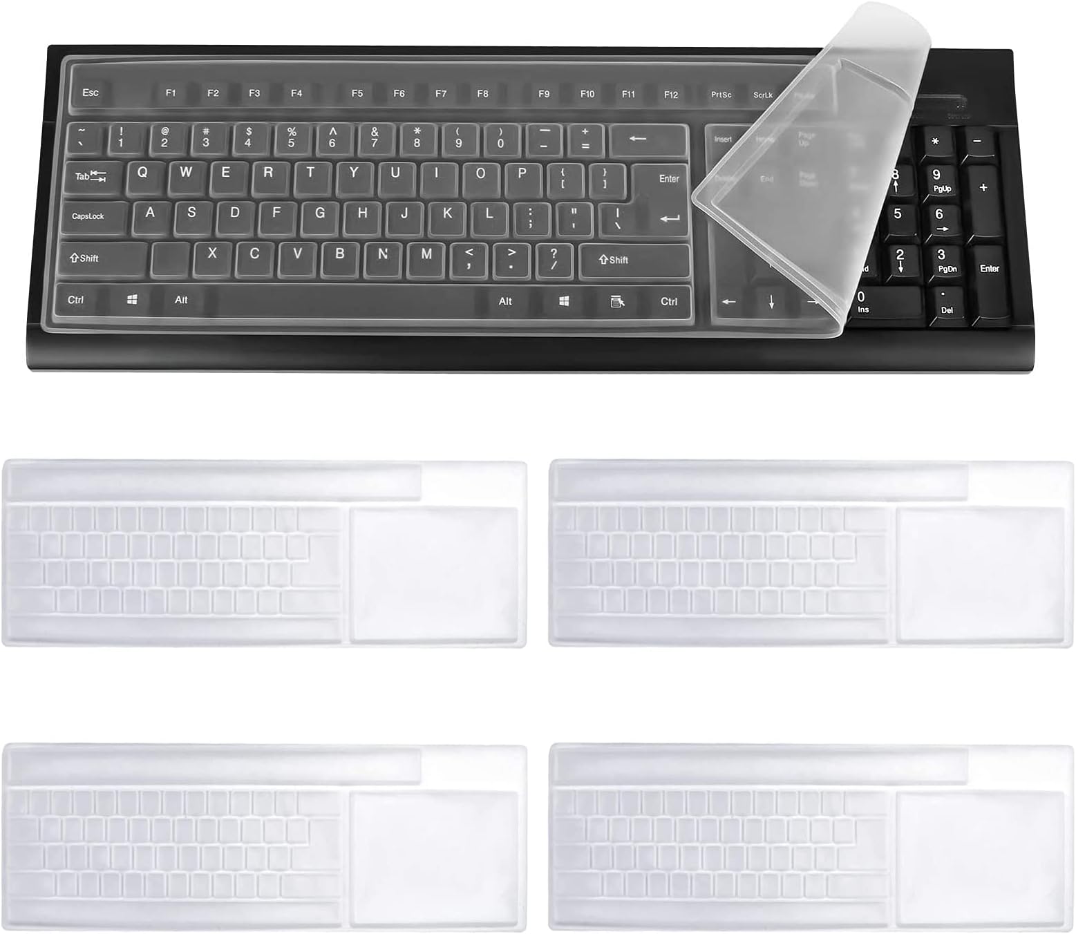 Protection Clavier, Protège Touches en Silicone Flexible, Housse de ...