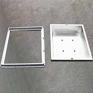Stainless Steel Manhole Cover 24x18in Square Sewer Lid for Basements ...