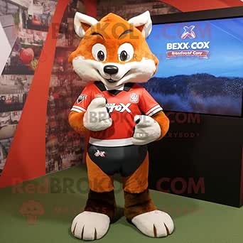 Amazon.com: REDBROKOLY Red Fox mascot costume character dressed with a ...