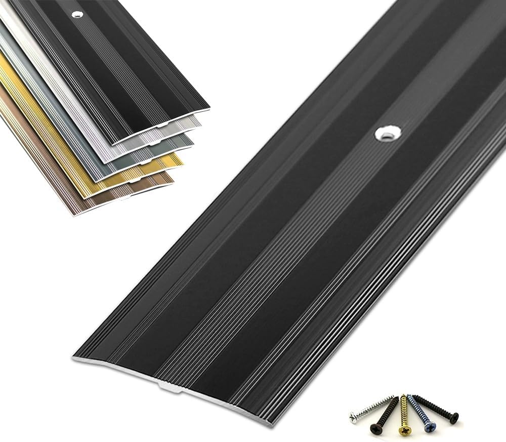 Metal Flat Floor Transition Strip, Flat Floor Gap Cover Trim, 3/6/8.8ft ...