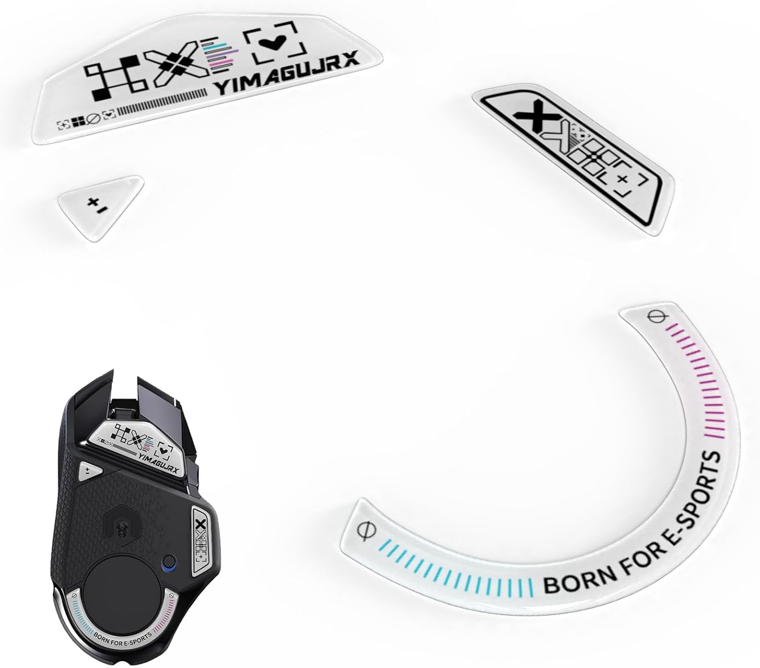 Amazon.com: YIMAGUJRX Mouse Feet Glass Mouse Skates,Fastest and ...