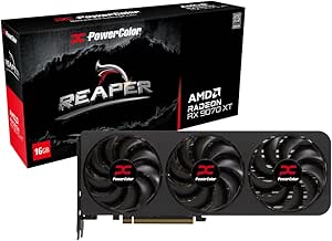 Amazon.com: PowerColor Reaper AMD Radeon RX 9070 XT 16GB GDDR6 ...