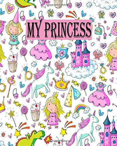 Amazon.com: My Princess: Blank Sticker Book For Kids. Stickers book ...