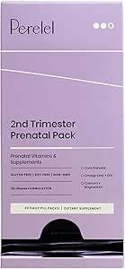 Amazon.com: Perelel 2nd Trimester Prenatal Pack - Daily Pregnancy ...