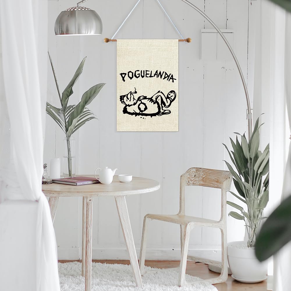 Snapklik.com : Poguelandia Funny Flags For Room, 12x18 Inch Meme Flags ...