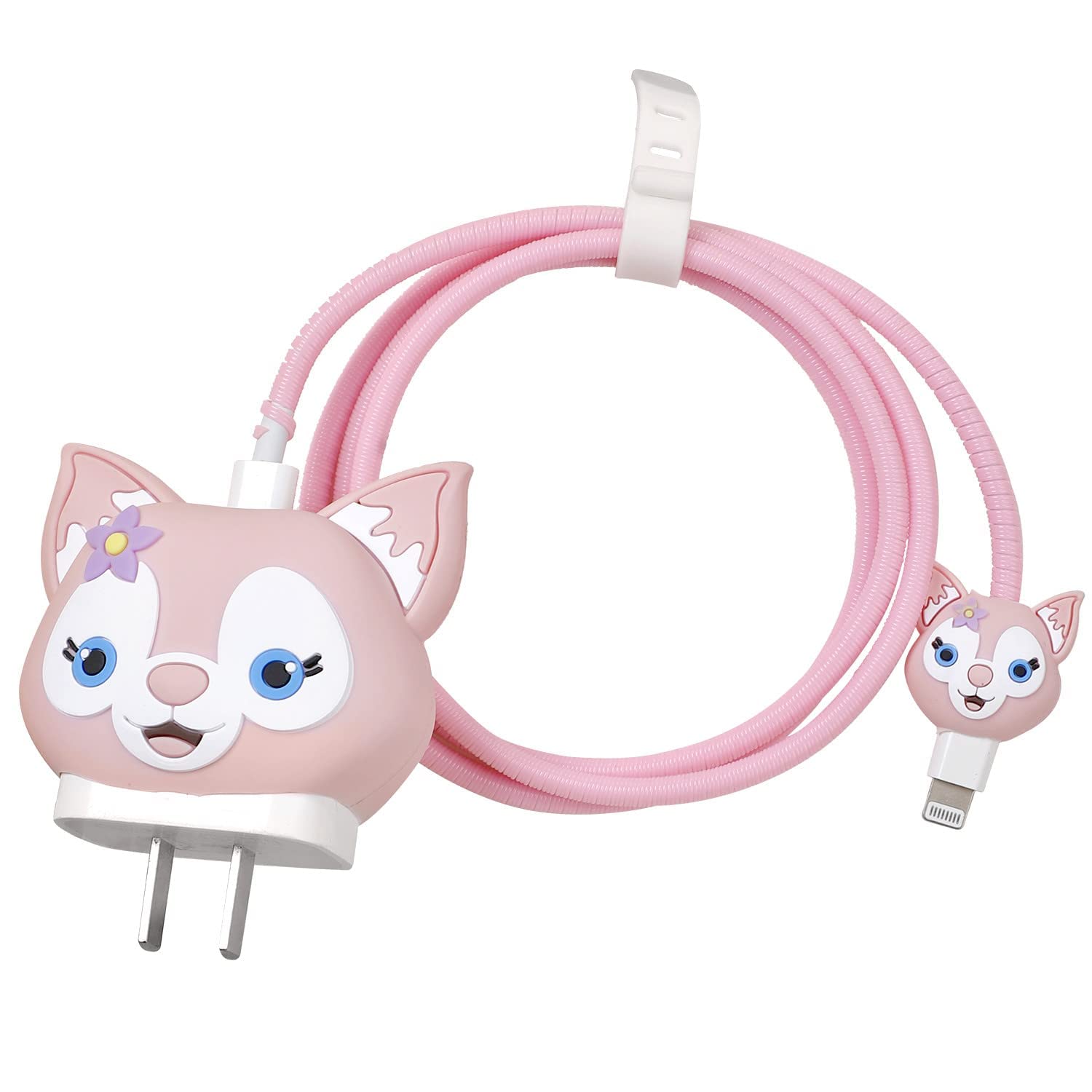 AUGEN Cartoon 3D Design Protective Case for 20W iPhone USB-C Power ...