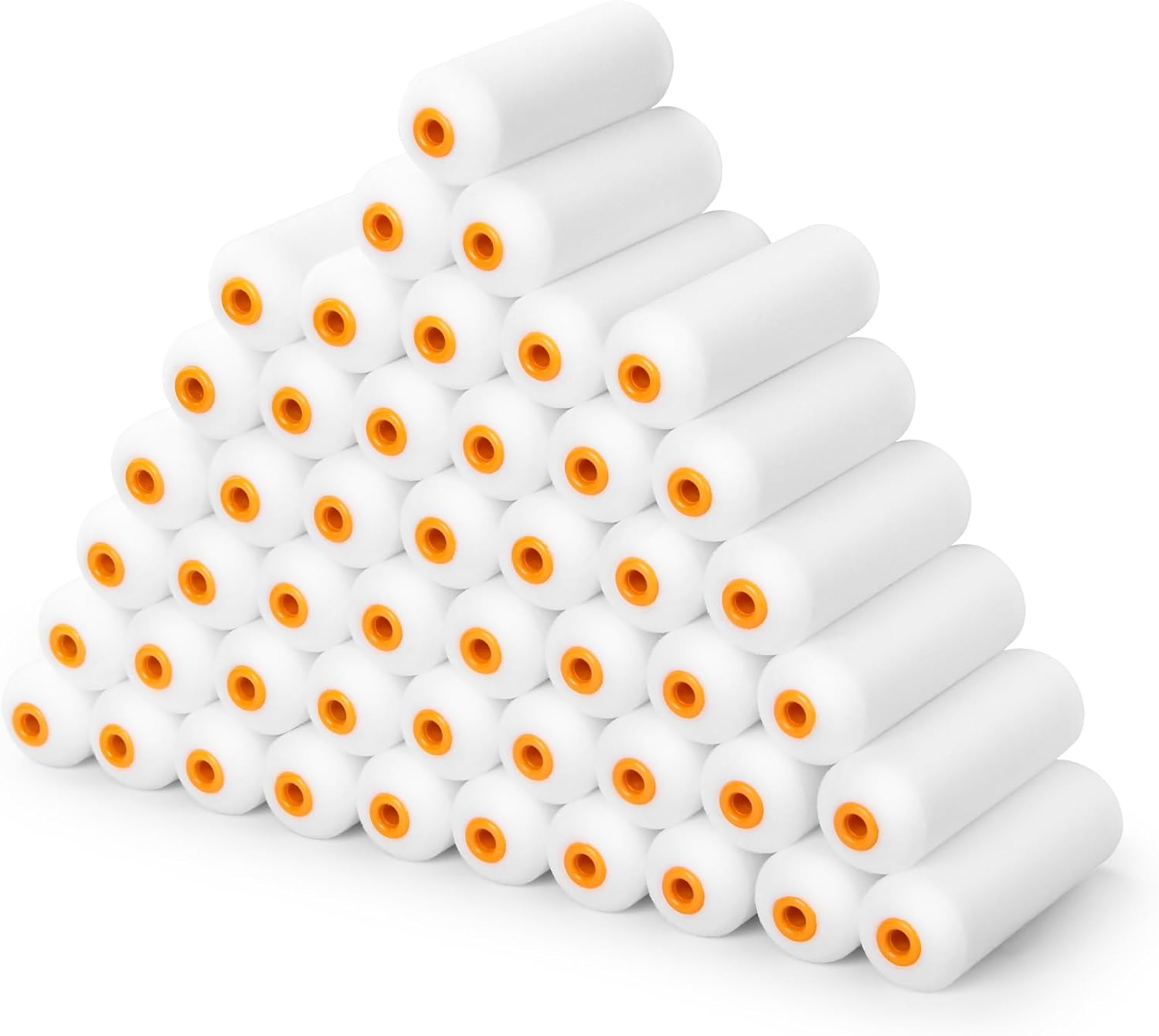 VOOMEY Foam Paint Roller,6 Inch Foam Paint Roller Covers,Pack of 48 ...