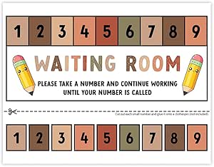 Amazon.com: Andaz Press Boho Teacher Waiting Room Sign, Please Take a ...