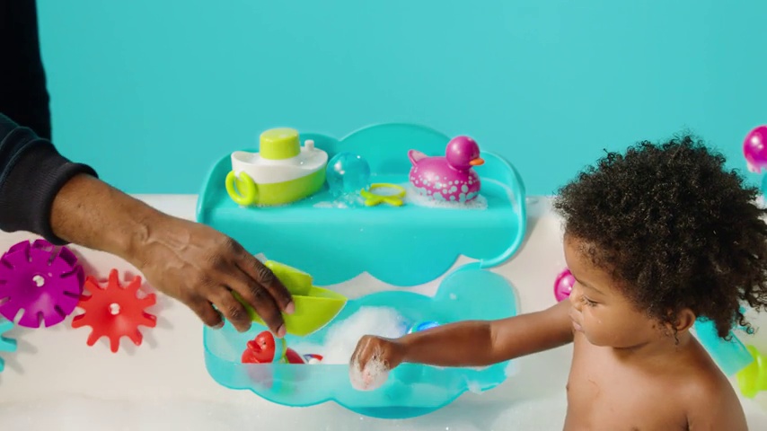 Watch Boon Water Ledge Bath Toy for Kids, Blue on Amazon Live