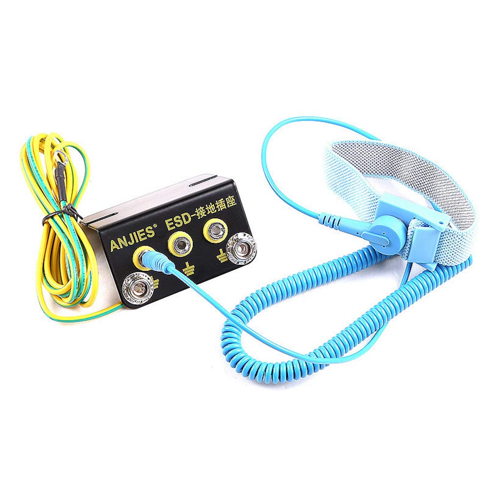 Lontree Esd Anti Static Wrist Strap Components Reusable Electrostatic ...