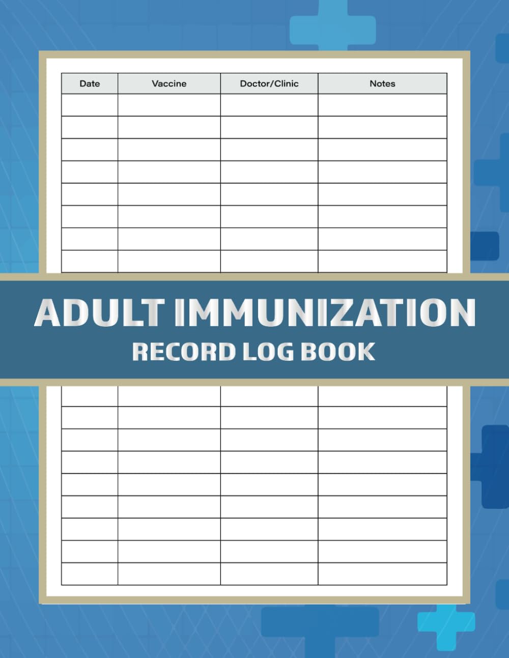 Amazon.com: Adult Immunization Record Log Book: Immunization Record ...
