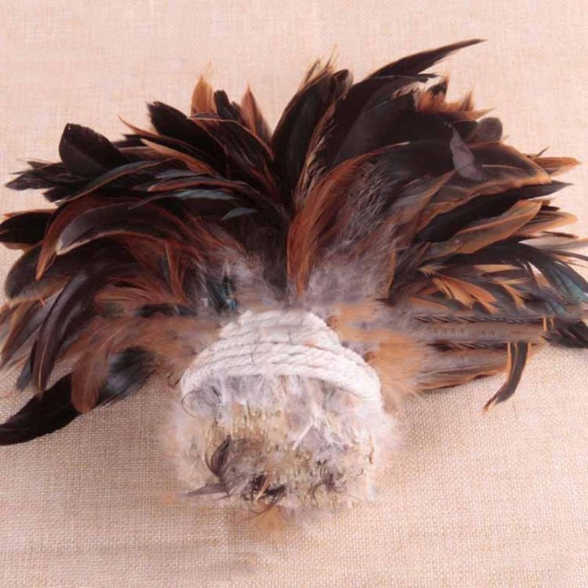 100 plumas de gallo naturales de 13 a 20 cm, para manualidades ...