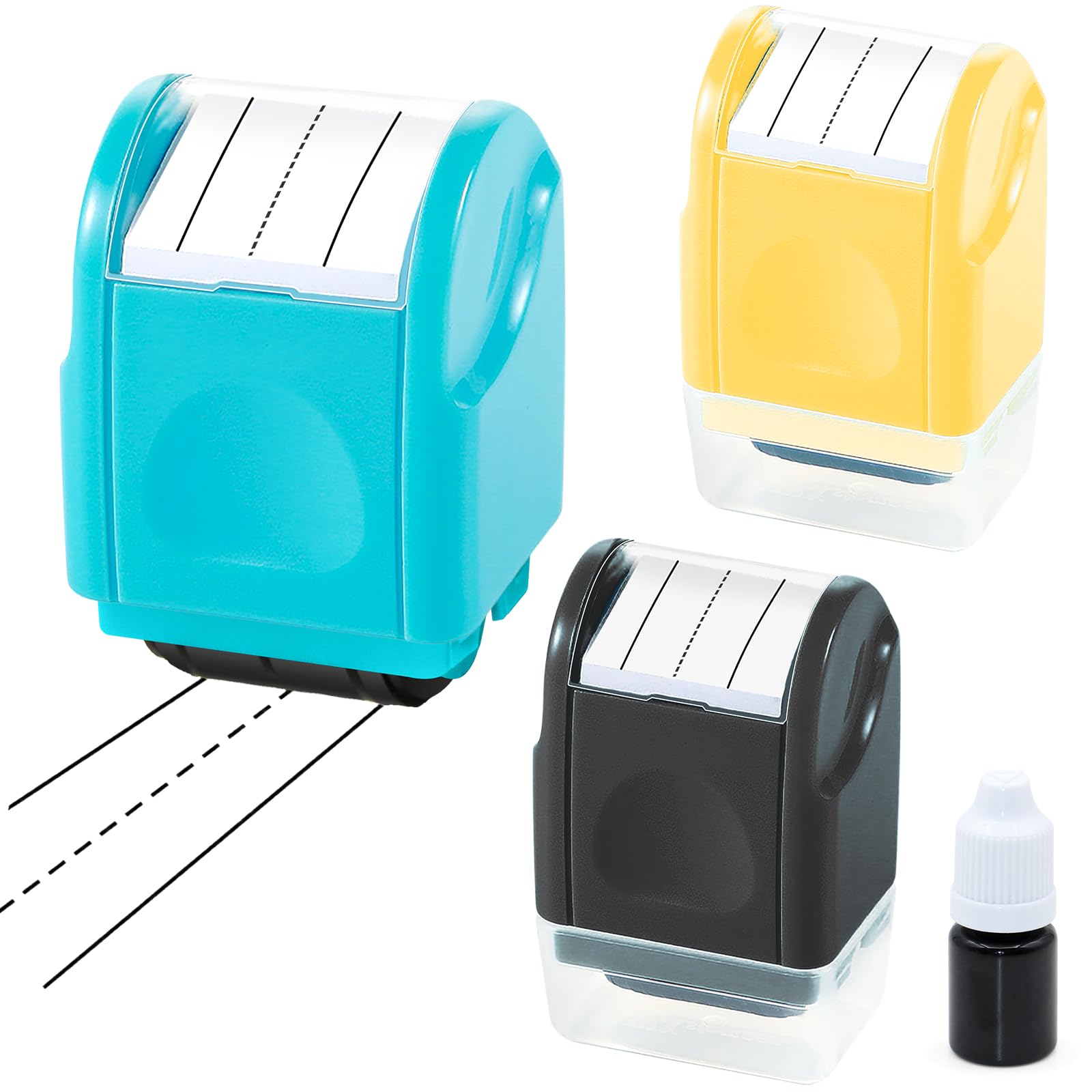 Amazon.com : ZOCONE 3 Dashed Handwriting Lines Practice Roller Stamps ...