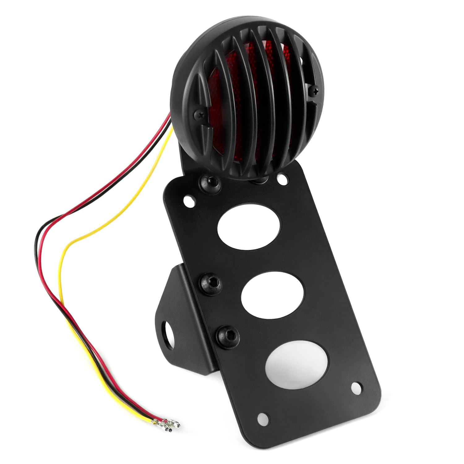 Buy QWORK Motorcycle Tail Light, 12V LED Brake Light Rear Light ...