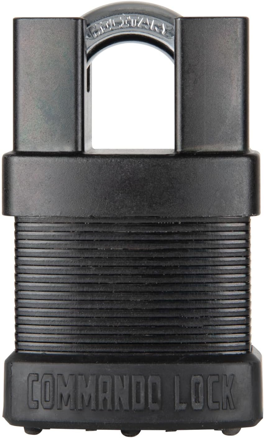 Squire SS65CS SS65C/S Closed Shackle Steel Padlock, 65mm, Black/Blue ...