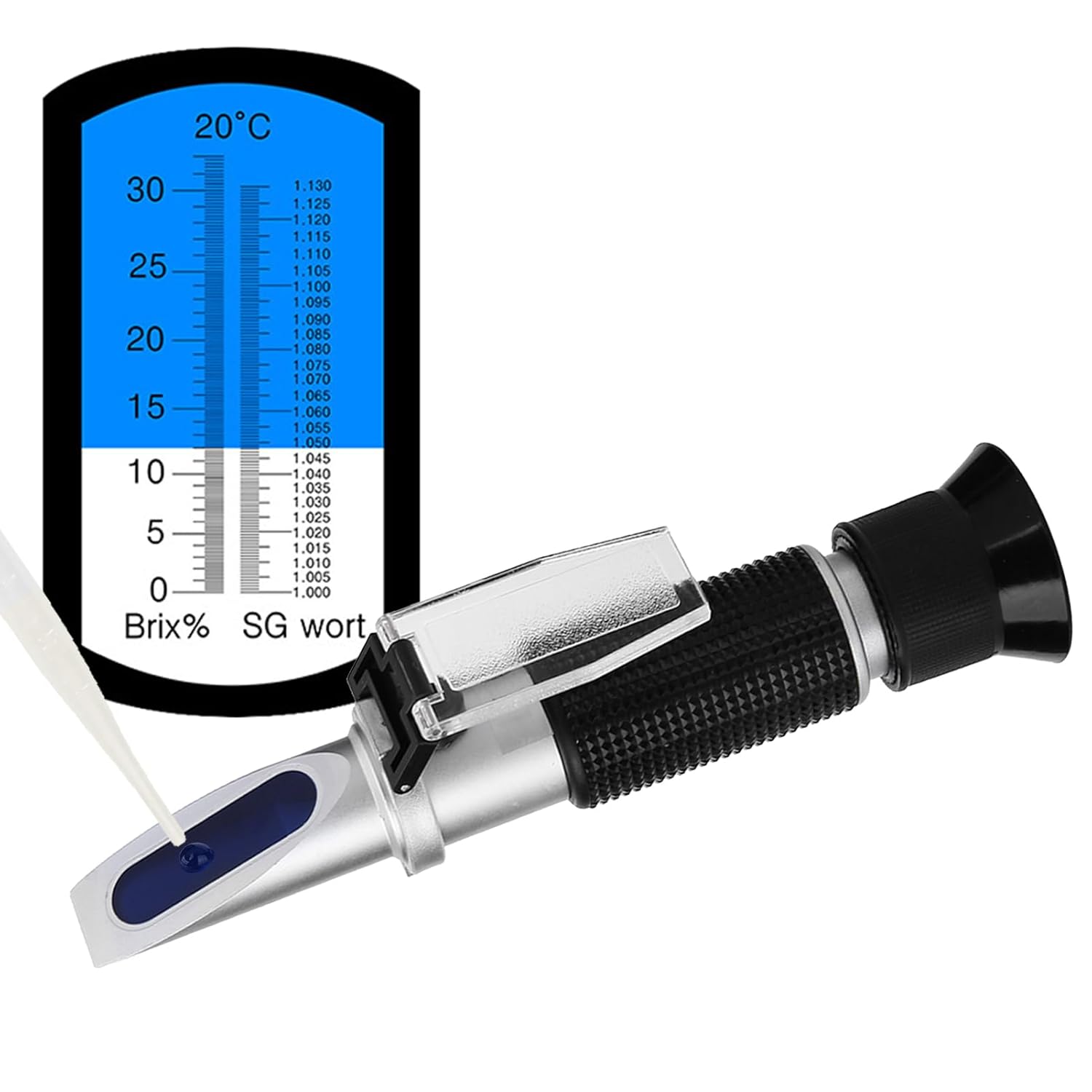 Agatige Brix Refractometer, RZ120 Digital Handheld Refractometer ...