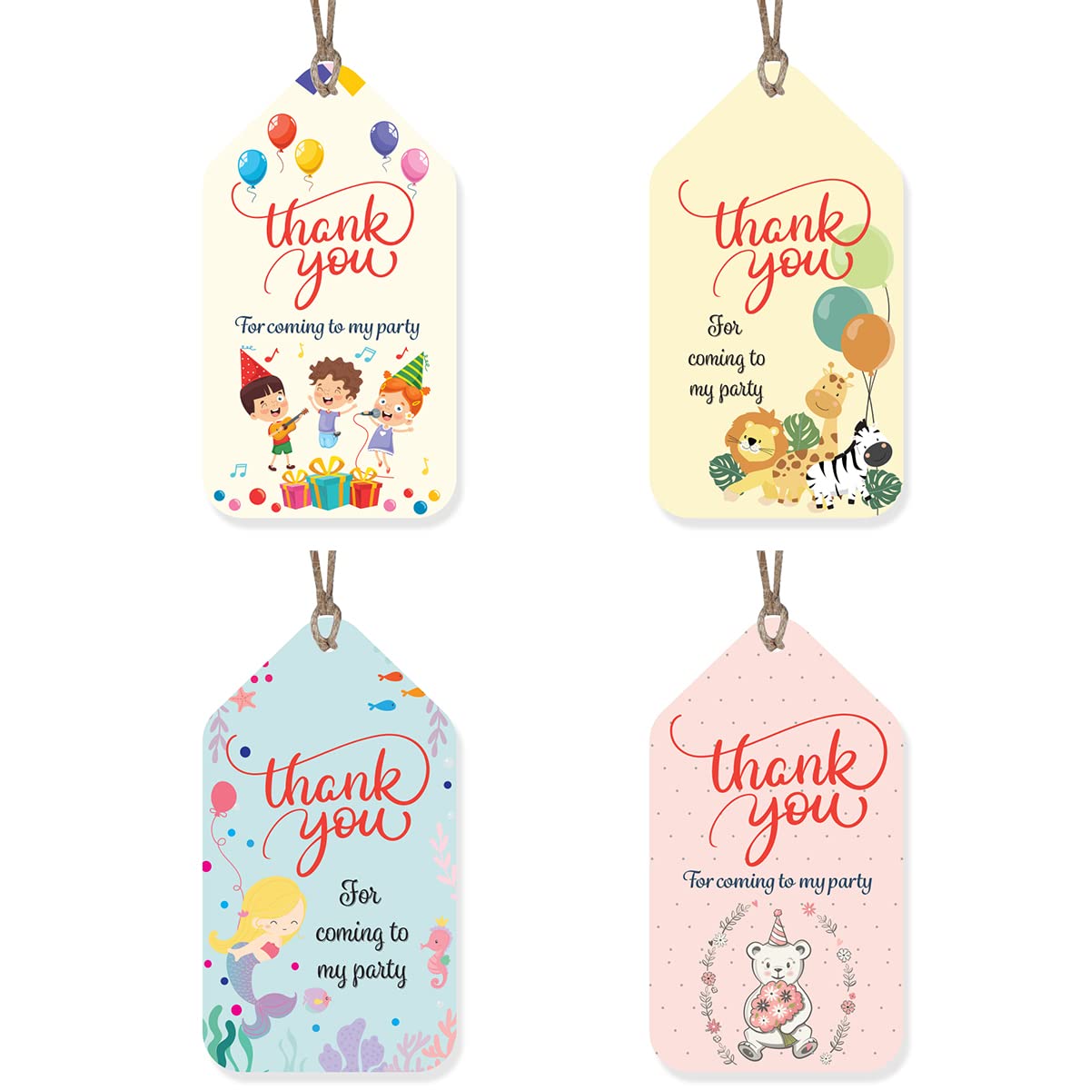 Kaameri Bazaar Set of 48 Thank You Tags for Return Gifts l Packaging l ...