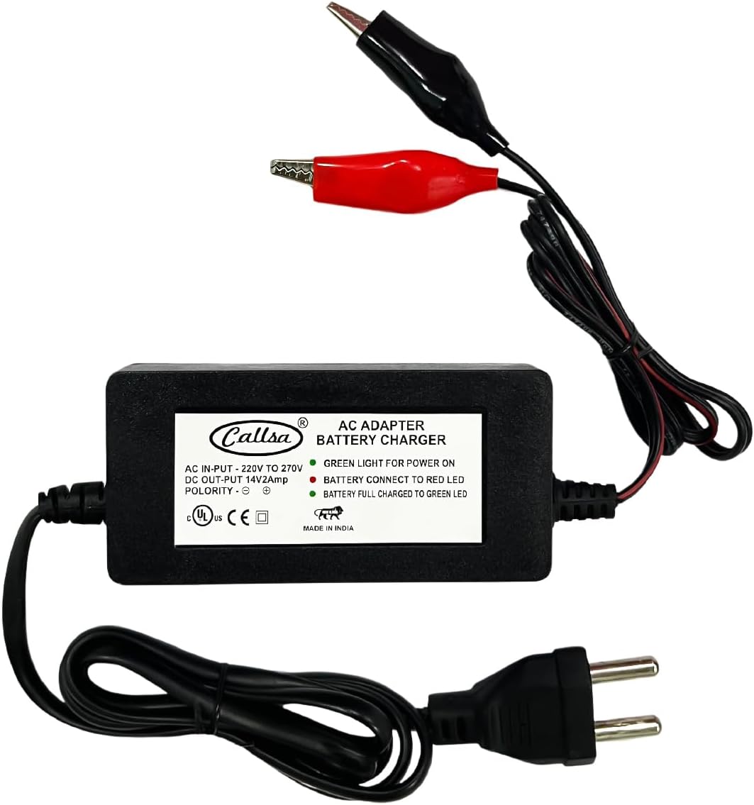 Callsa 6 V 1 Amp Fast Battery Charger with Double Indicator (AC Input ...