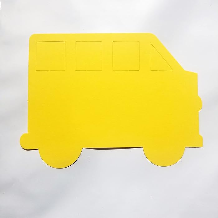 Buy School Bus Large Single Color Creative Foam Cut-Outs Online at ...